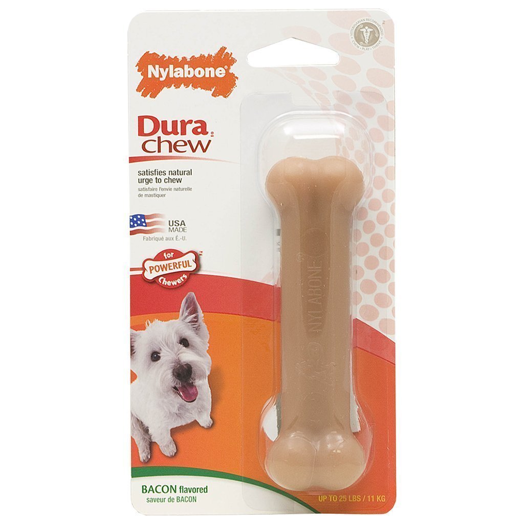 Nylabone DuraChew Bacon Bone | Brindle Pet Supplies