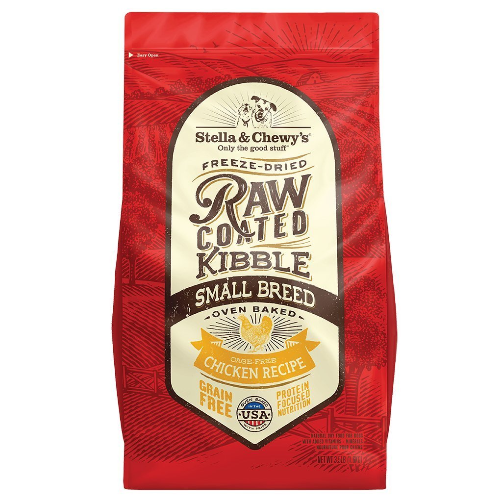 Stella and Chewy and Raw Coated Kibble Cage-Free Chicken Small Breed ...