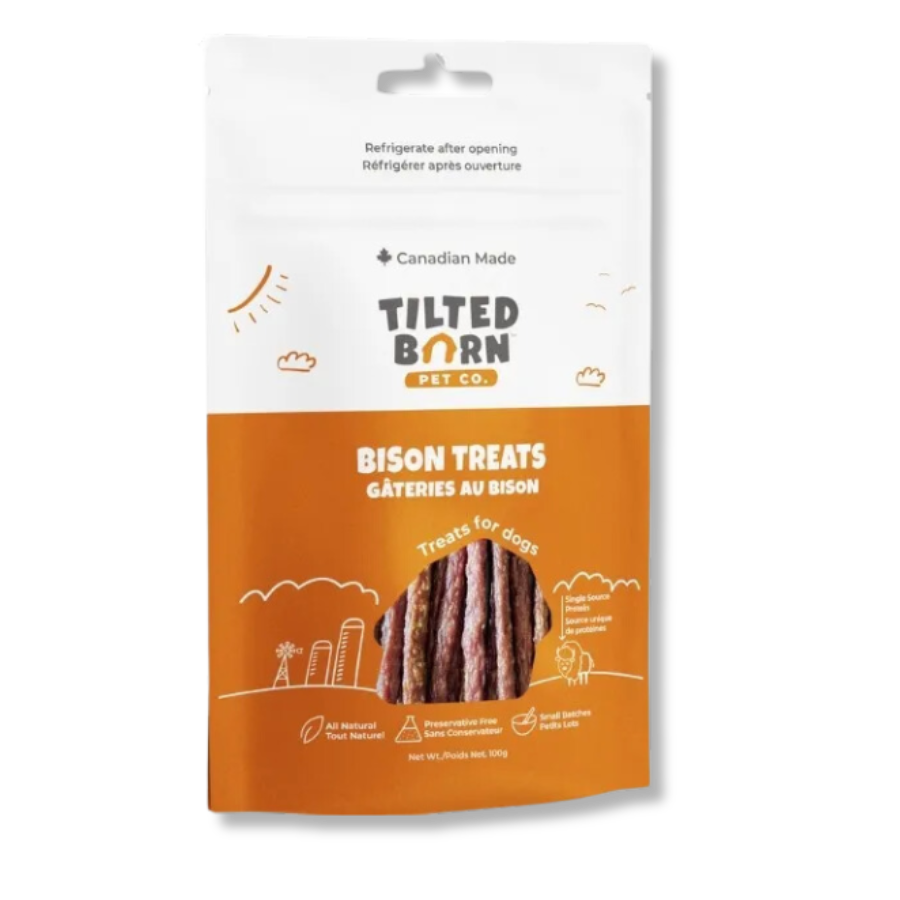 Tilted Barn Bison Dog Treats - Made in Canada